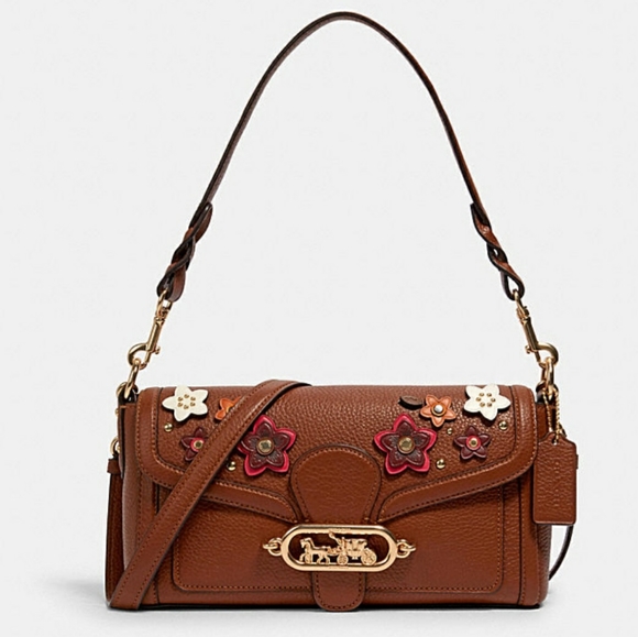 Coach | Bags | Coach Jade Daisy Applique Crossbody | Poshmark